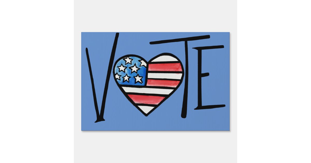 VOTE SIGN | Zazzle