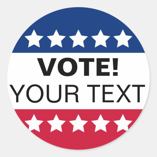Vote Sticker | Zazzle.com