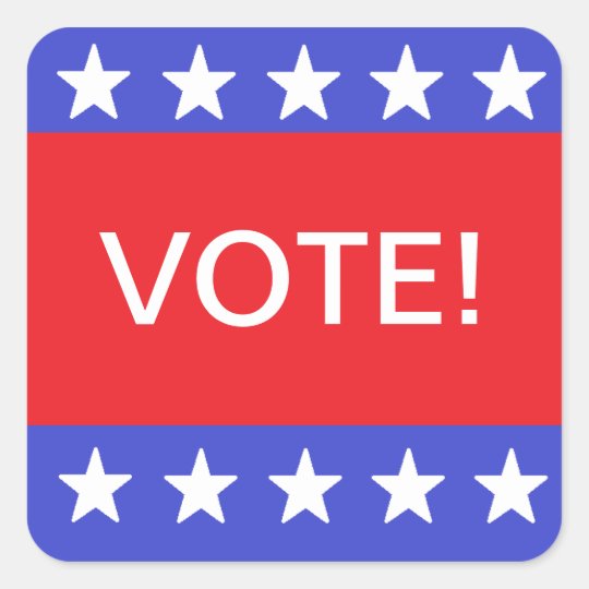 "Vote" Sticker | Zazzle.com