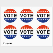 Vote Sticker | Zazzle