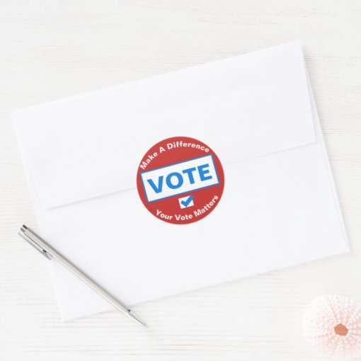 Vote Stickers | Zazzle