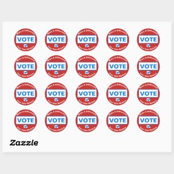 Vote Stickers | Zazzle