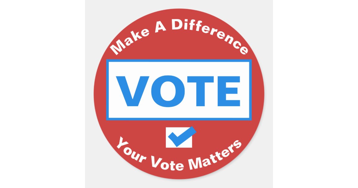 Vote Stickers | Zazzle