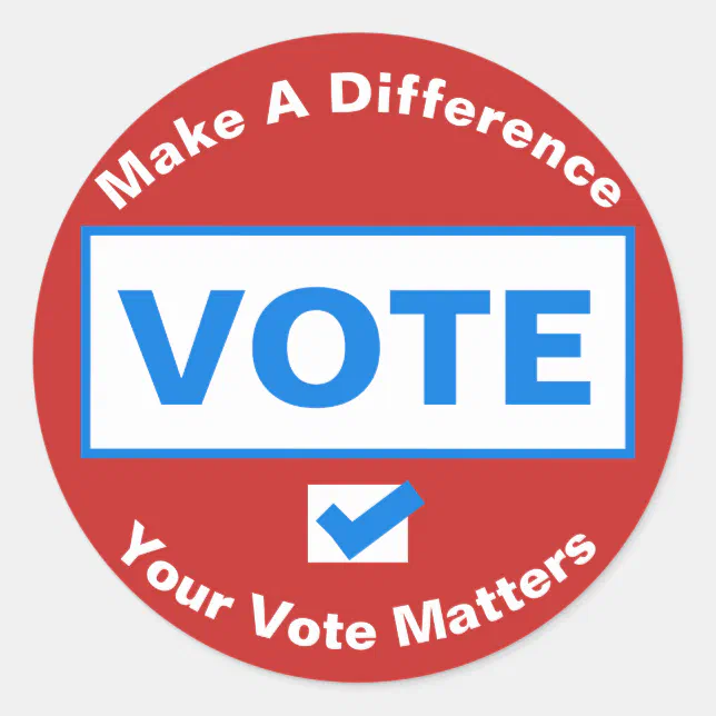 Vote Stickers | Zazzle