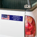 VOTE THE DEMOCRATS OUT!! BUMPER STICKER | Zazzle