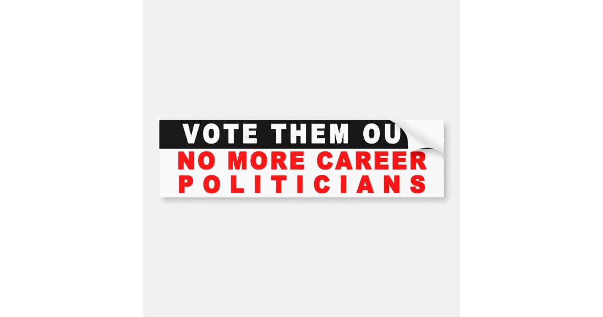 Vote Them Out bumper sticker | Zazzle