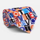 Red and Blue Horizontally-Striped Tie | Zazzle.com