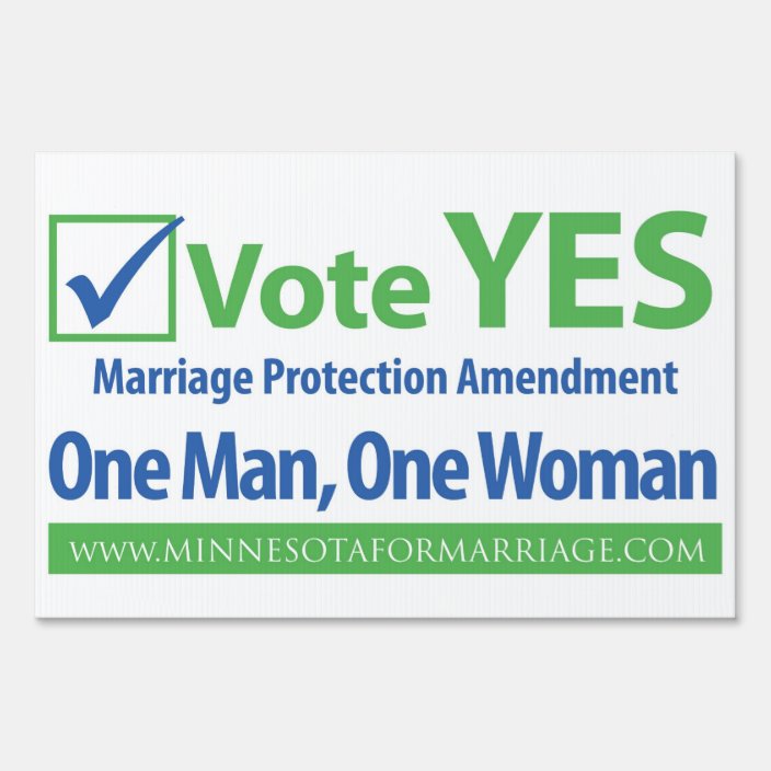 Vote Yes Yard Sign | Zazzle.com