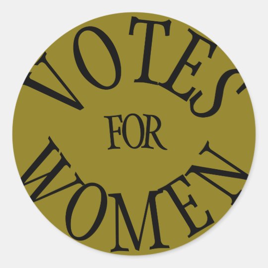 Votes for Women commemorative suffrage sticker | Zazzle.com