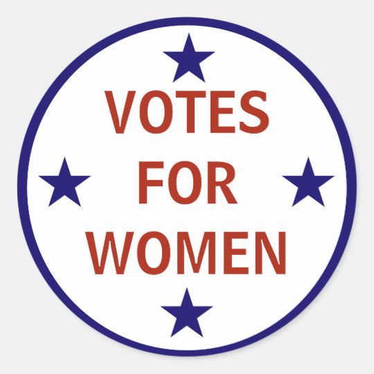 Votes for Women Historic Suffrage Sticker | Zazzle.com