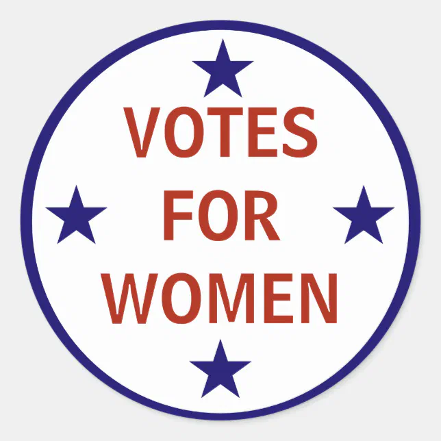 Votes for Women Historic Suffrage Sticker | Zazzle