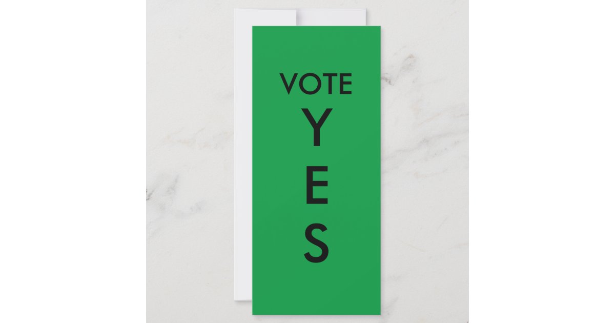 Voting Paddle YES | Zazzle
