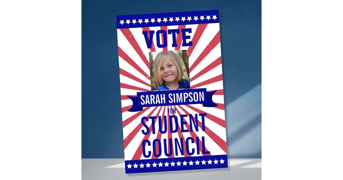 voting poster class president, student council | Zazzle
