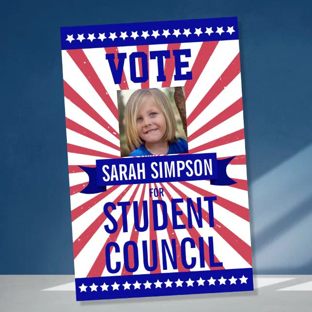 voting poster class president, student council | Zazzle