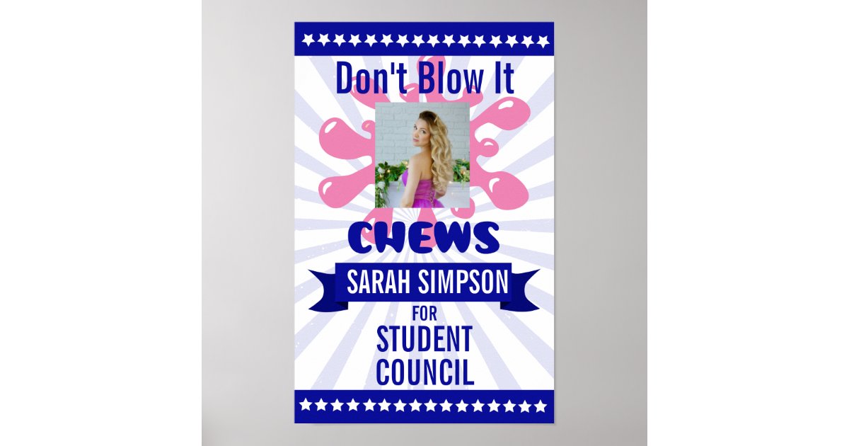 voting poster class president, student council | Zazzle