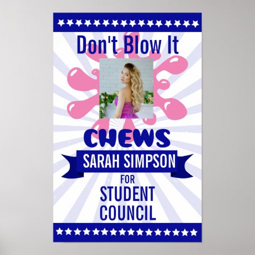 voting poster class president, student council | Zazzle