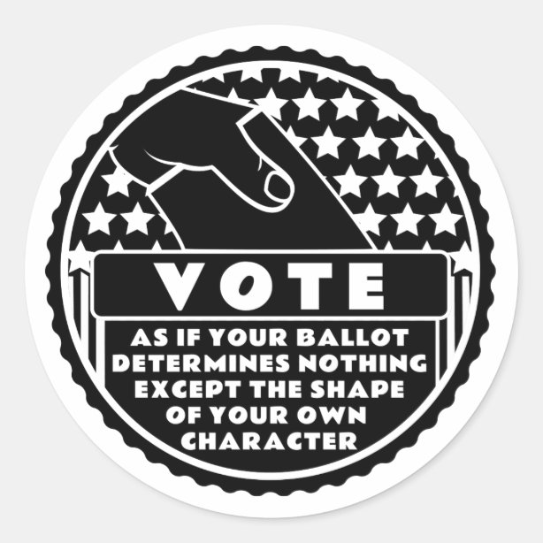 Voter Stickers Zazzle