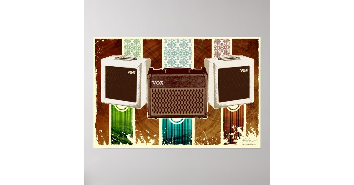Vox Amplifiers Poster | Zazzle