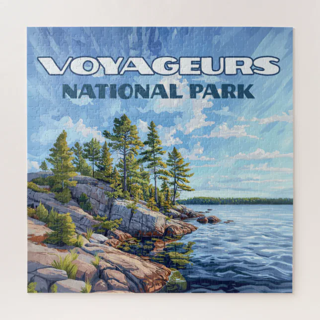 Voyageurs National Park Rainy Lake Minnesota Jigsaw Puzzle | Zazzle