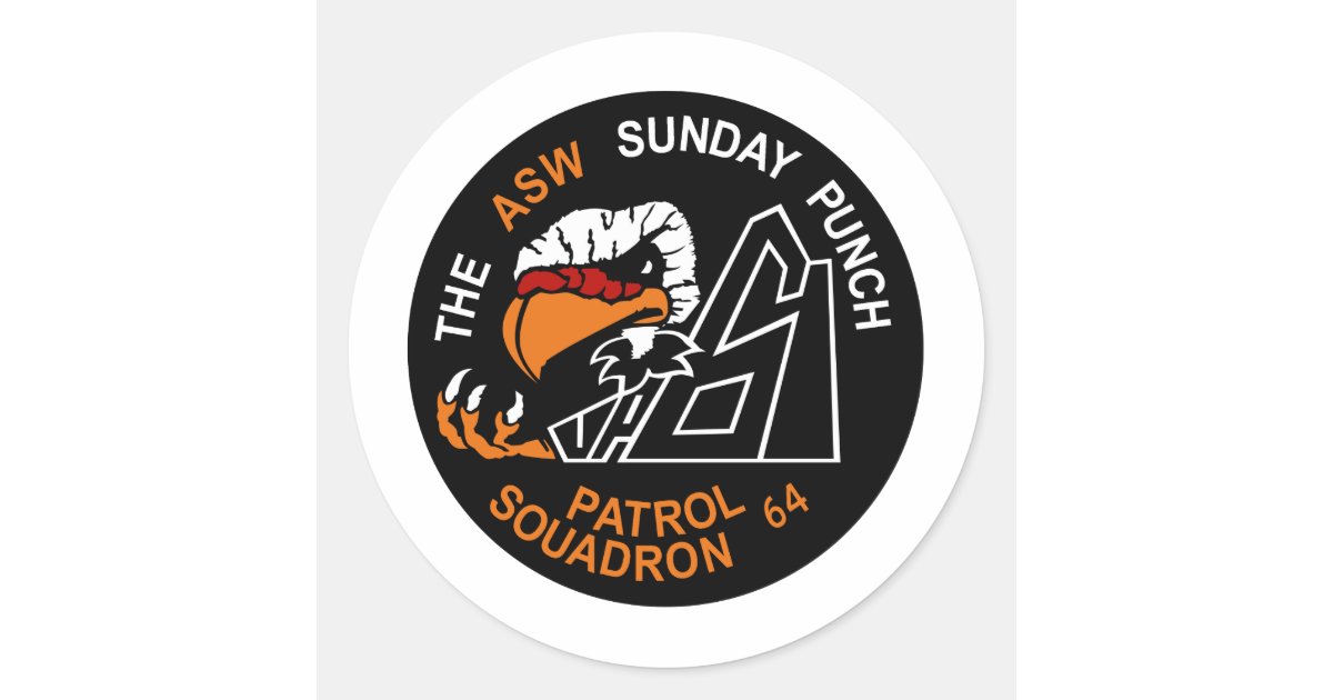 VP-64 Condors Classic Round Sticker | Zazzle