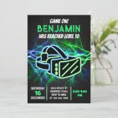 VR Birthday Invitation Template, Virtual Reality | Zazzle