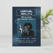 VR Virtual Reality Birthday Party Invitation | Zazzle