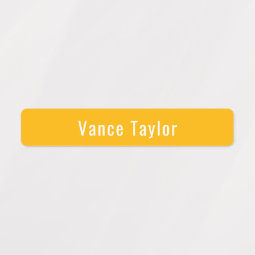 VSCO Aesthetic Colors Waterproof Name Labels | Zazzle