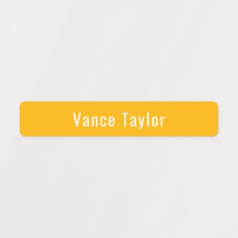 VSCO Aesthetic Colors Waterproof Name Labels | Zazzle