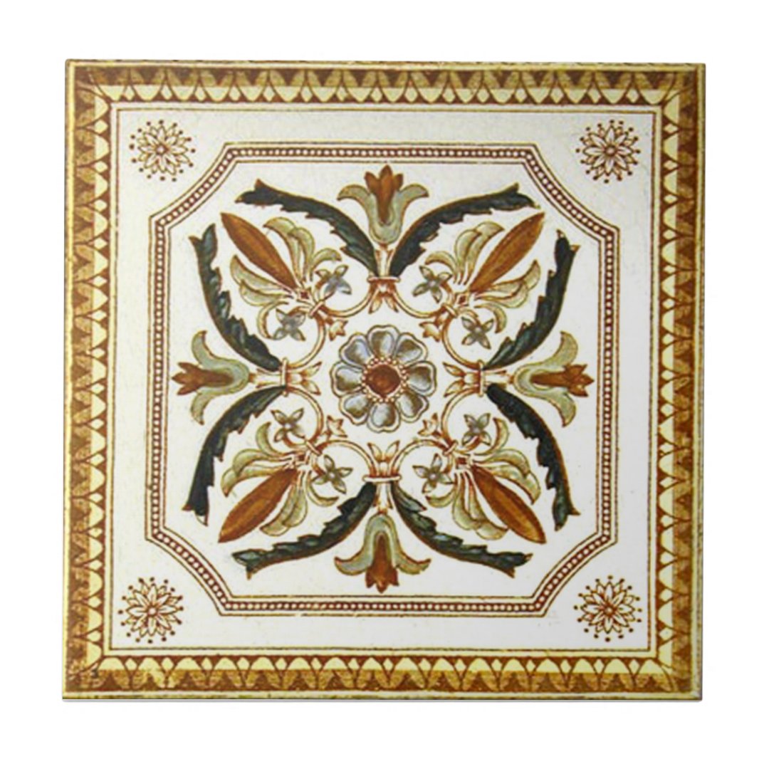 VT0071 Reproduction Antique Transferware Tile | Zazzle