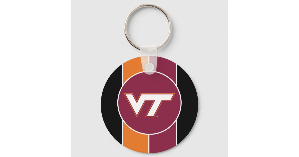 VT Virginia Tech Keychain | Zazzle