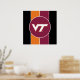 VT Virginia Tech Poster | Zazzle
