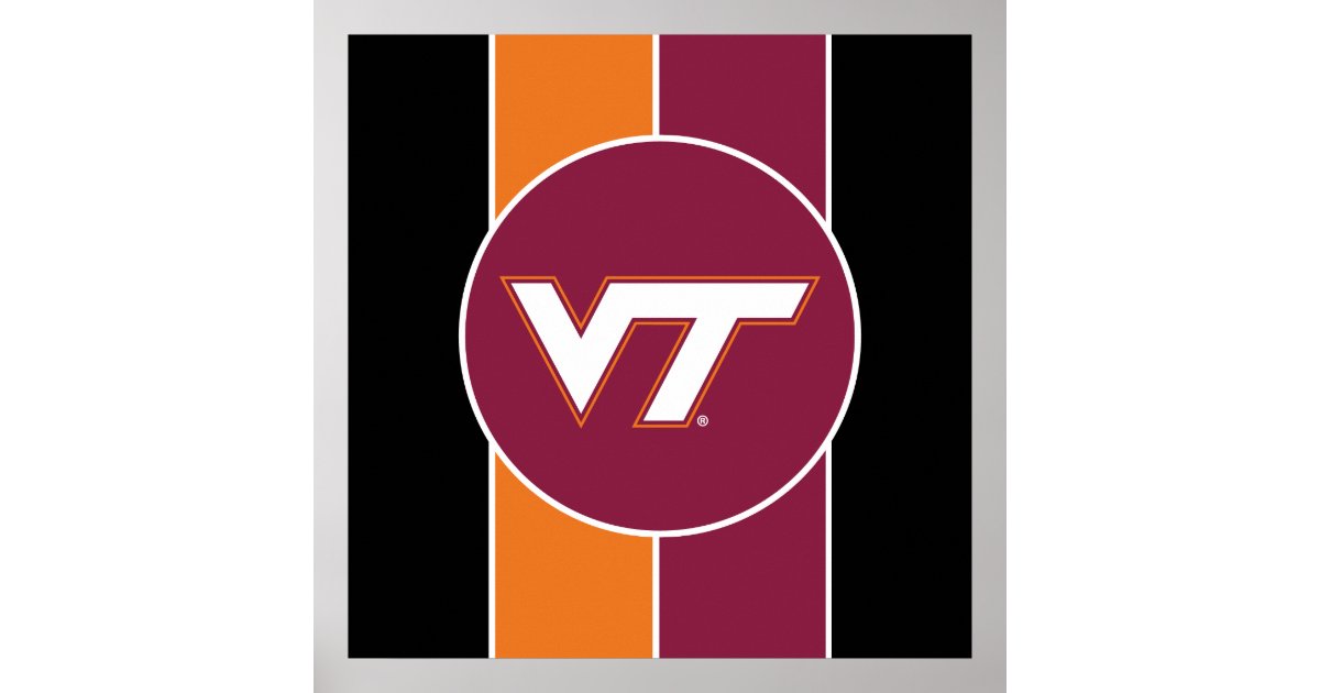 VT Virginia Tech Poster | Zazzle