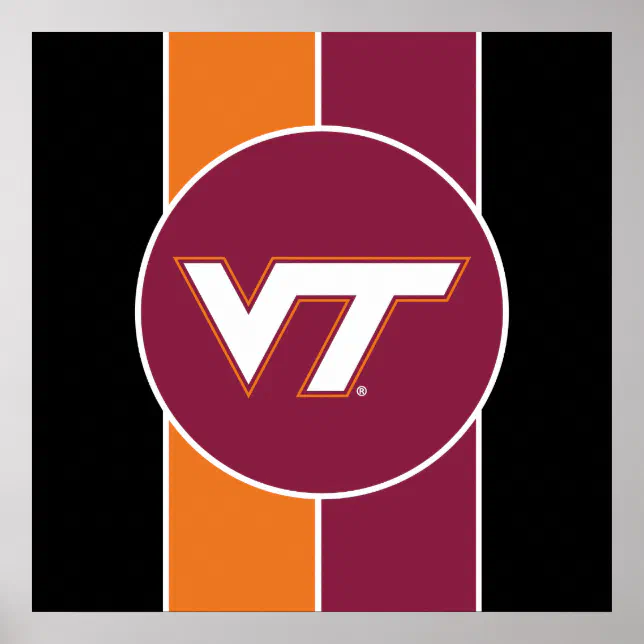 VT Virginia Tech Poster | Zazzle