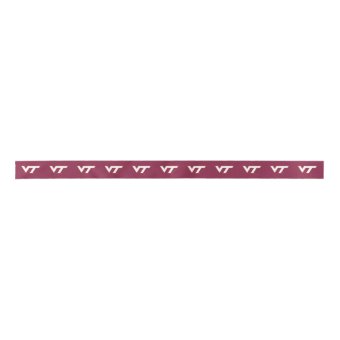 VT Virginia Tech Satin Ribbon | Zazzle