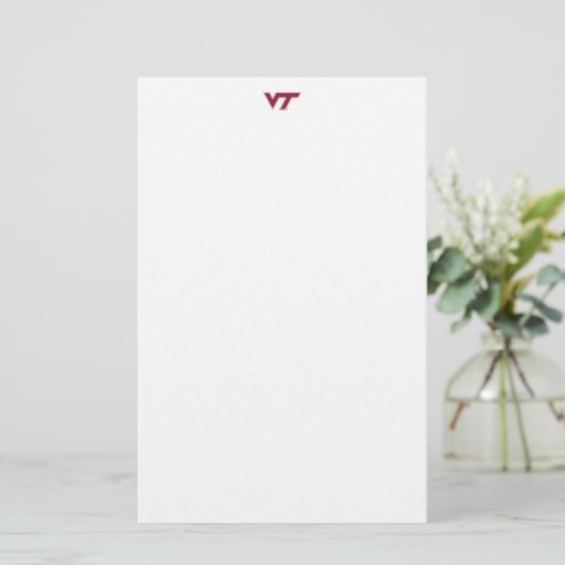 VT Virginia Tech Stationery | Zazzle