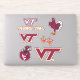 VT Virginia Tech Sticker | Zazzle