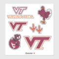 VT Virginia Tech Sticker | Zazzle