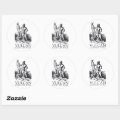 Vulcan Classic Round Sticker | Zazzle
