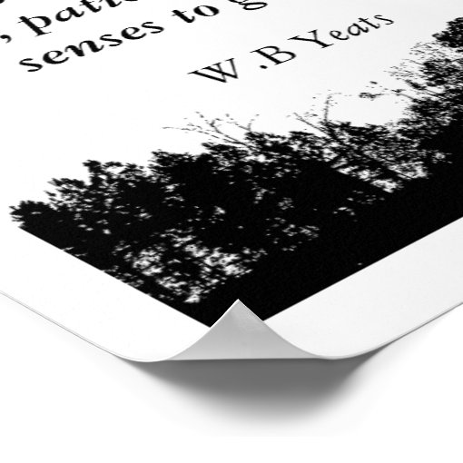 W.B Yeats - Quote Poster | Zazzle