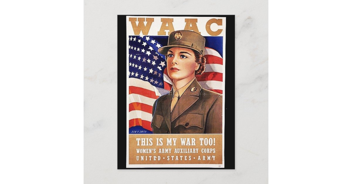 Waac Postcard | Zazzle