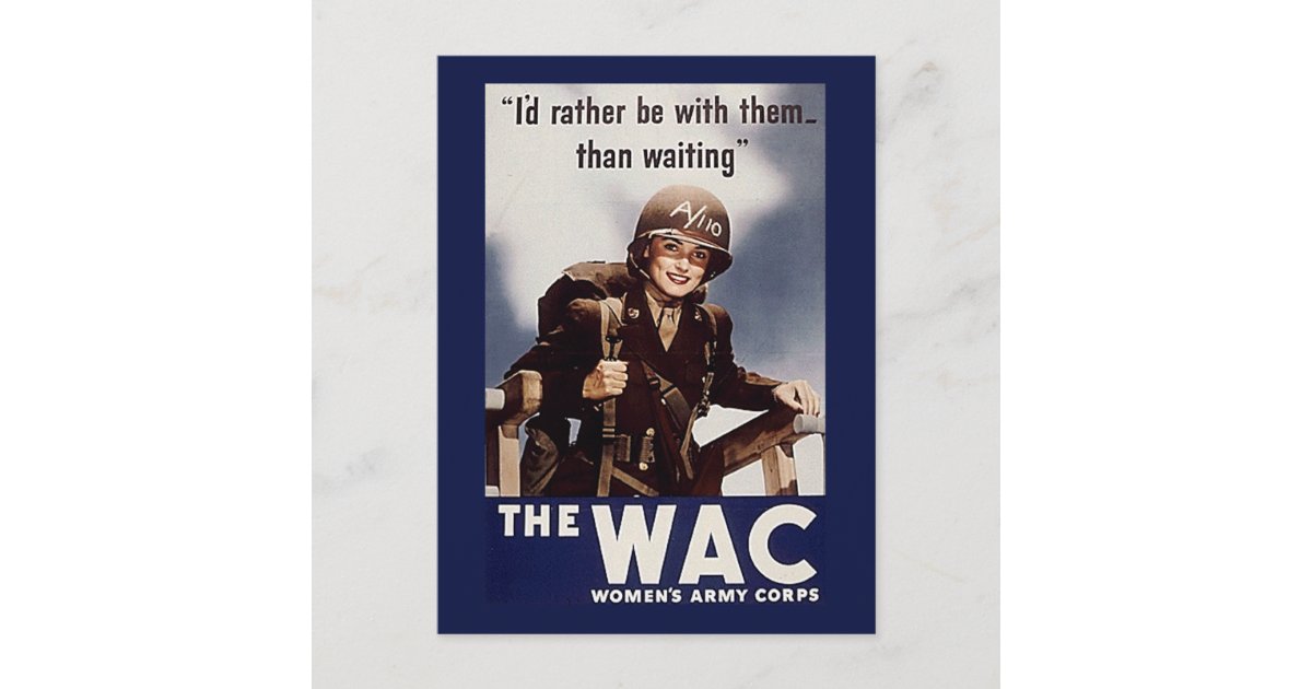 WAC POSTCARD | Zazzle