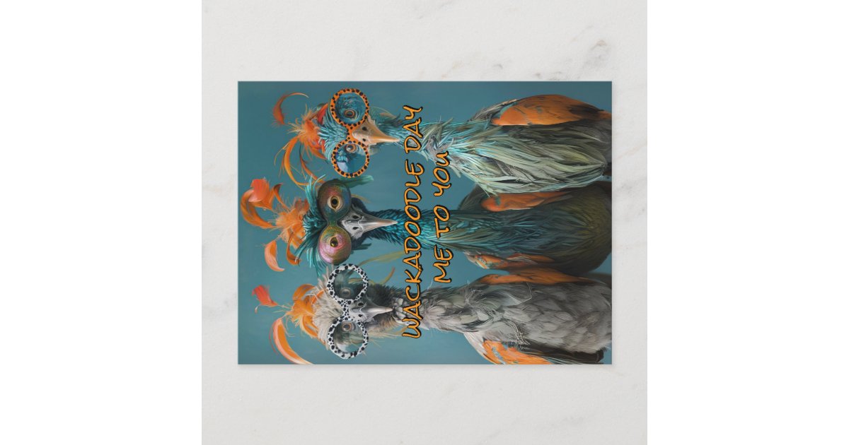 Wackadoodle Day From Me to You Postcard | Zazzle