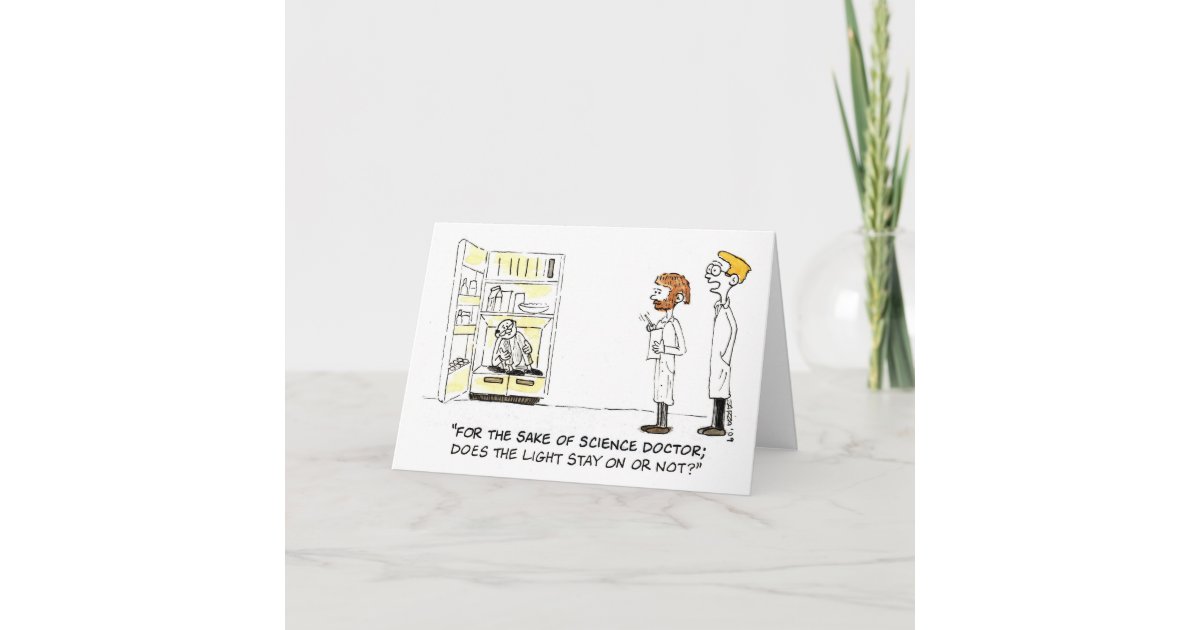 Wacky Scientist (greeting Card) Card | Zazzle