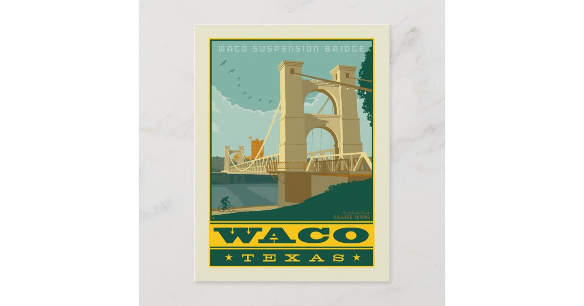 Waco, Texas Postcard | Zazzle