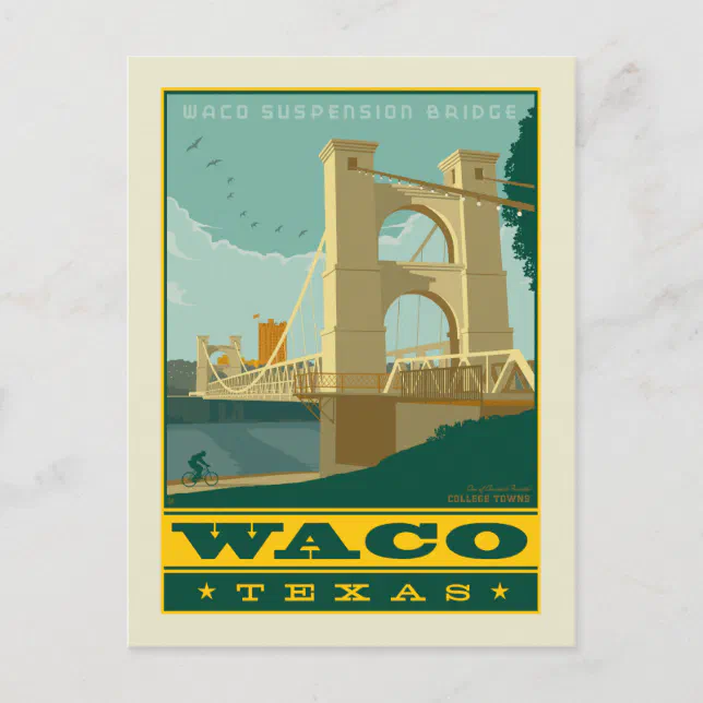 Waco, Texas Postcard | Zazzle
