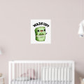 Wads Up Funny Money Pun Poster | Zazzle