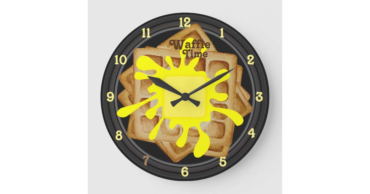 Waffle Clocks | Zazzle