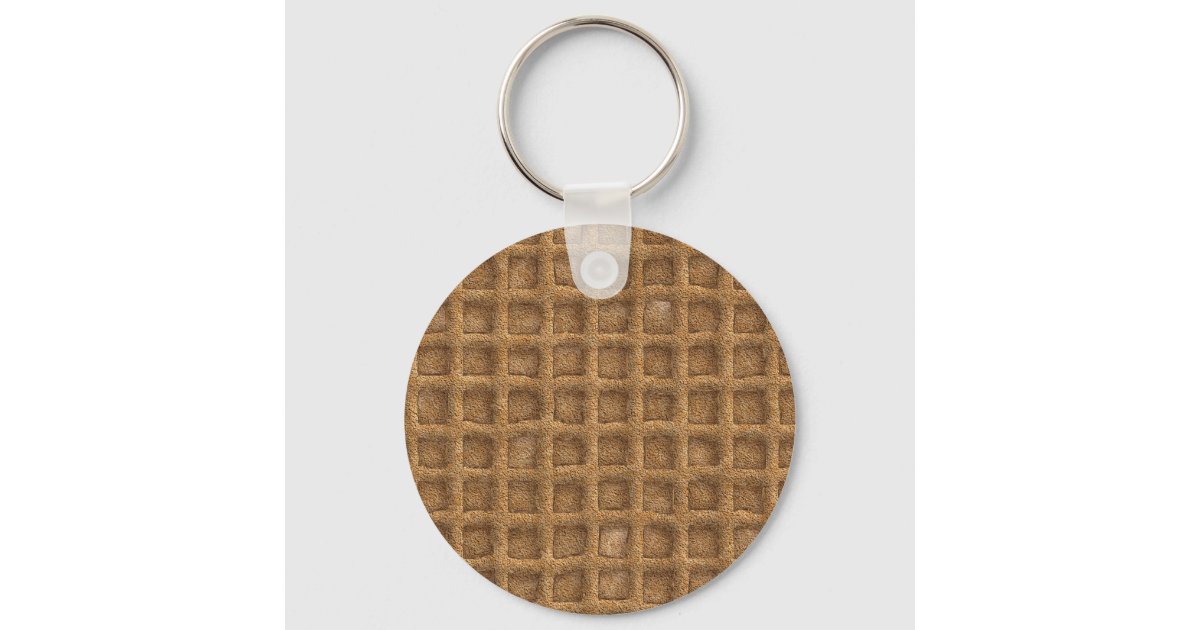 Waffle Cone Keychain | Zazzle