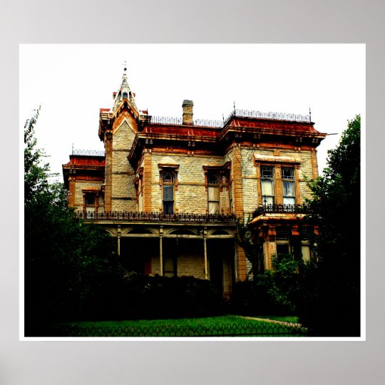 Waggoner Mansion, Decatur, Texas Poster | Zazzle.com