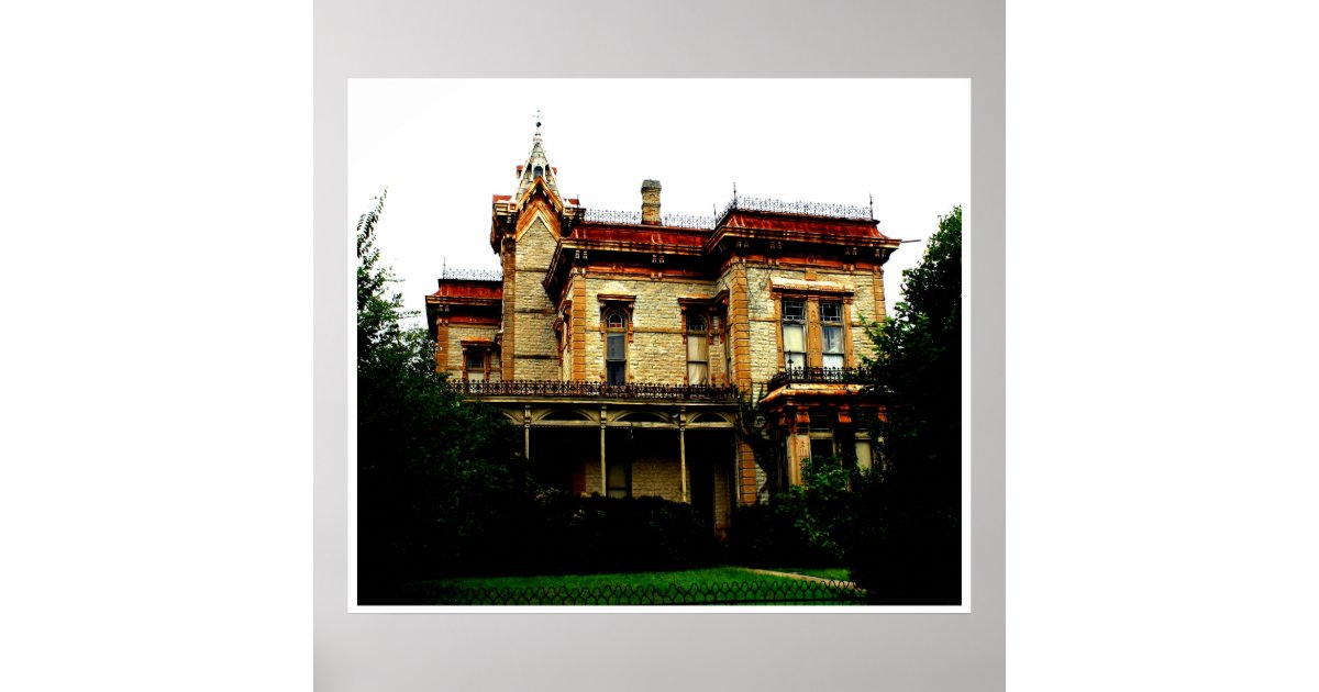 Waggoner Mansion, Decatur, Texas Poster | Zazzle